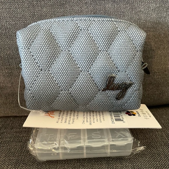 lug | Bags | New Lug Choo Choo Mini Matte Luxe Vl Pill Box Blue Moon ...